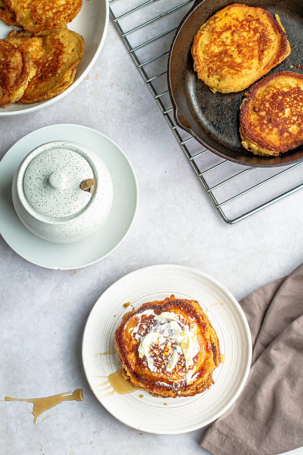 Southern Buttermilk Hoe Cakes Recipe | Meiko and The Dish