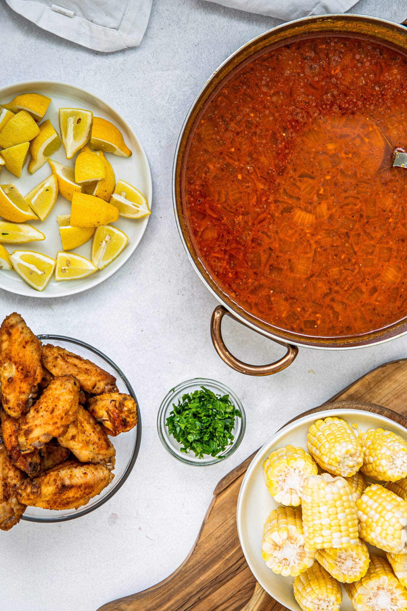 Cajun Chicken Wing & Turkey Neck Boil Recipe | Meiko and The Dish