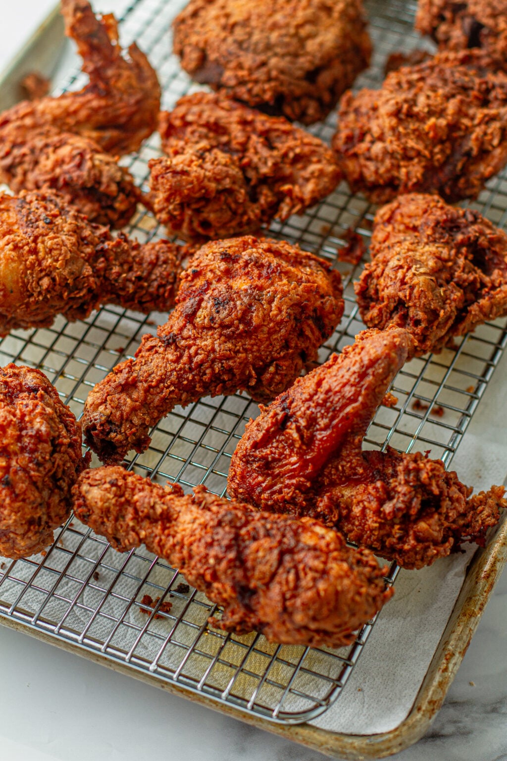 Crispy Spicy Buttermilk Fried Chicken Recipe | Meiko and The Dish
